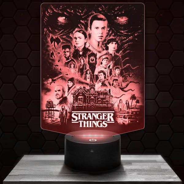 Lampe LED 3D Stranger Things – Le Génie de la Lampe 3D
