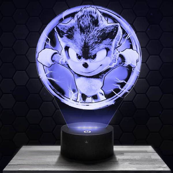 Lampe LED 3D Sonic New – Le Génie de la Lampe 3D