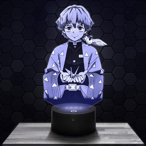 Lampe LED 3D Zenitsu Agatsuma New | Demon Slayer – Le Génie de la Lampe 3D