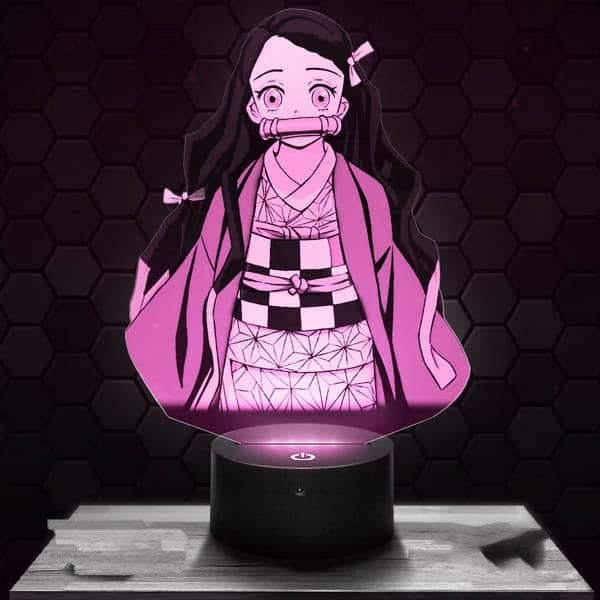 Lampe LED 3D Nesuko Demon Slayer – Le Génie de la Lampe 3D